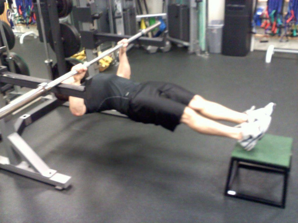 Inverted Row Back Exercise - Build a Chiseled Back