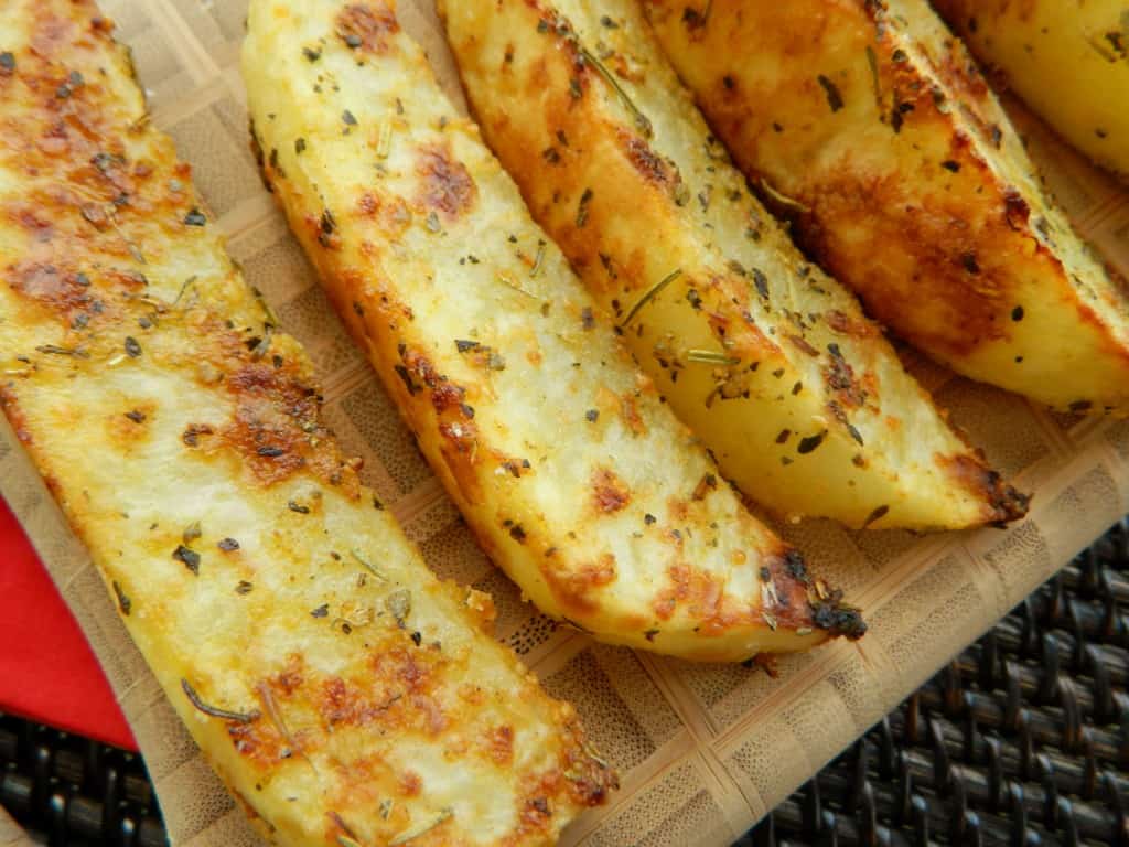 Kino Meals: Parmesan Garlic Potato Wedges